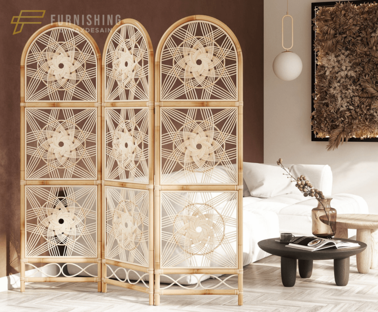Jual Sekat Ruangan Rotan - Furnishing by MAXDESAIN