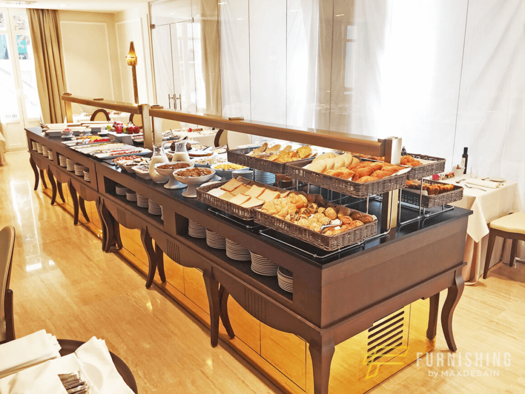 Meja Buffet Hotel - Furnishing by MAXDESAIN